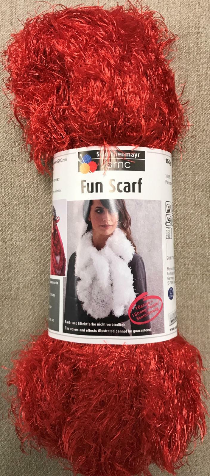 Schachenmay SMC Fun Scarf / Boa Laine / Tricot Fil 150g Rouge 0030 | eBay