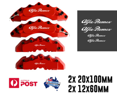 4x Alfa Romeo Brake Caliper Sticker Decal WHITE | eBay Australia