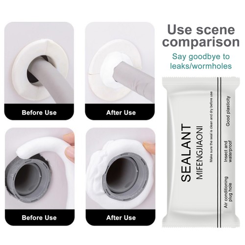 6/12Pcs Waterproof Repair Sealing Clay Sealant Mastic for Holes&Gaps ...