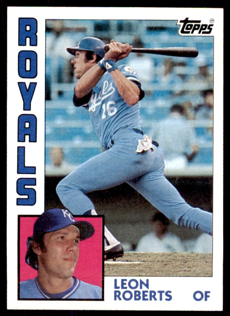 1984 Topps Cards Leon Roberts Kansas City Royals #784 | eBay