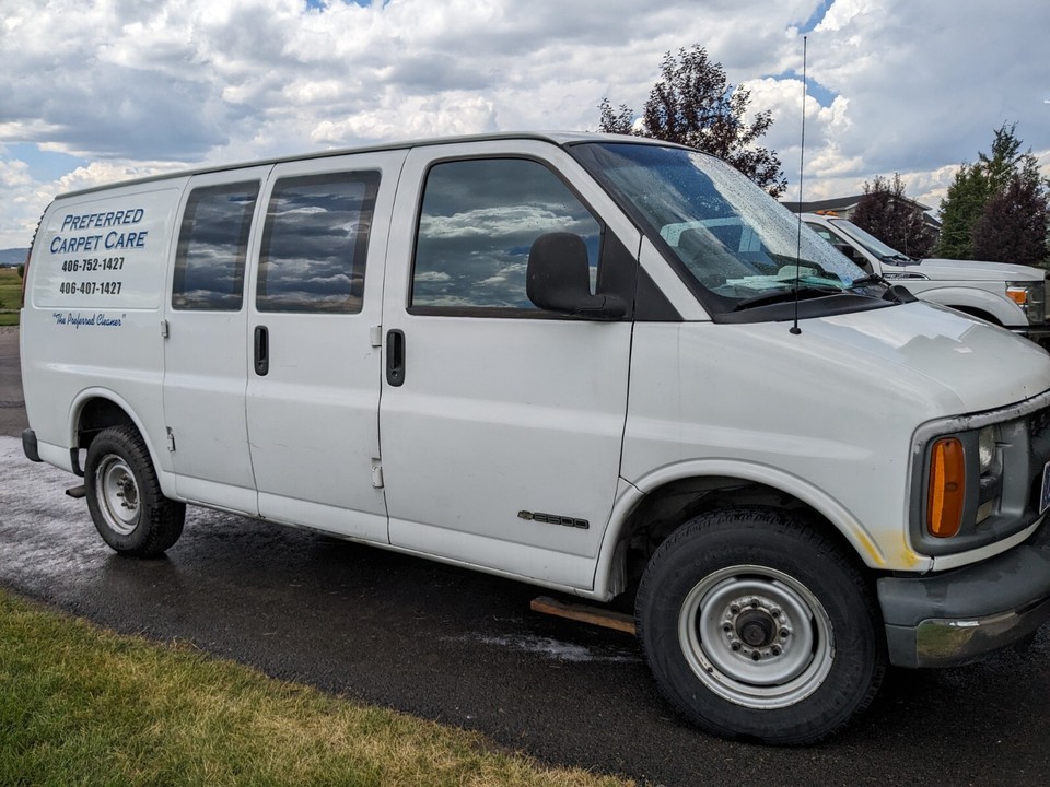 2000 Chevy Express 2500 Turnkey Carpet Cleaning Setup W/Blueline Champ ...