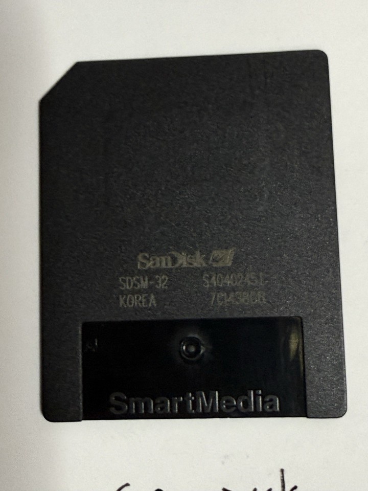 Sandisk 32MB Smart Media Memory Card Olympus Camera ..SDSM32 | eBay