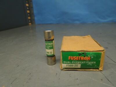 Bussmann Fusetron FNM-20 20A 250V Fuses New Surplus (Box of 7) | eBay