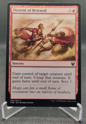 MTG #149 Portent of Betrayal Theros Beyond Death Magic the gathering ...