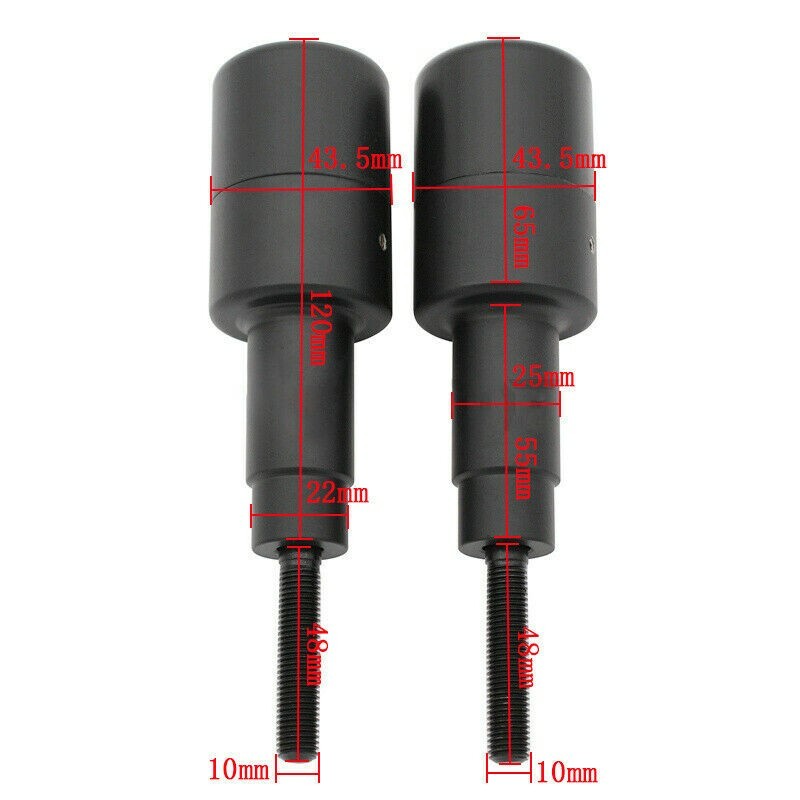 Black Frame Slider Crash Falling Protector For Suzuki GSX1300R Hayabusa ...