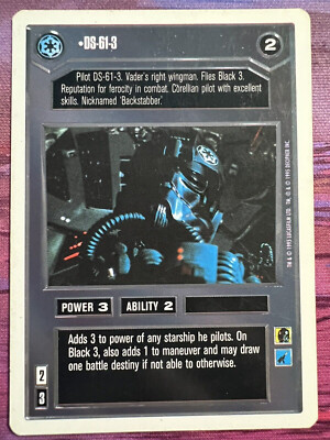 Star Wars CCG Premiere Unlimited (WB) DS Rare - DS-61-3 SWCCG | eBay