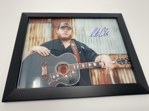 LUKE COMBS SIGNED AUTOGRAPH 11X14 PHOTO FRAMED TO HANG - THIS ONE'S FOR ...