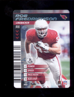 2002 NFL Showdown ROB FREDRICKSON Arizona Cardinals Card | eBay