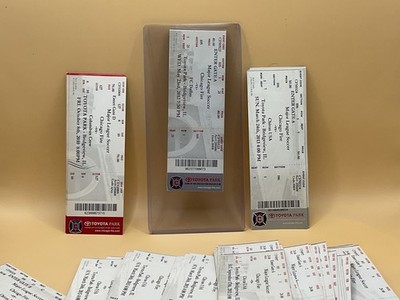 Chicago Fire MLS Soccer Ticket Stubs random Dates (Choose your Game ...