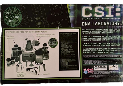 CSI: Crime Scene Investigation DNA Laboratory Real Working Lab Complete ...