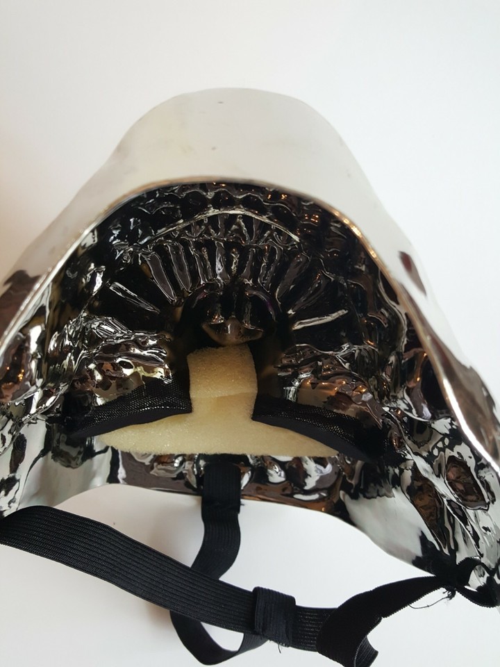 Halloween Skull Mask Full Face Mask Skull Skeleton Mask Skeletor Silver ...