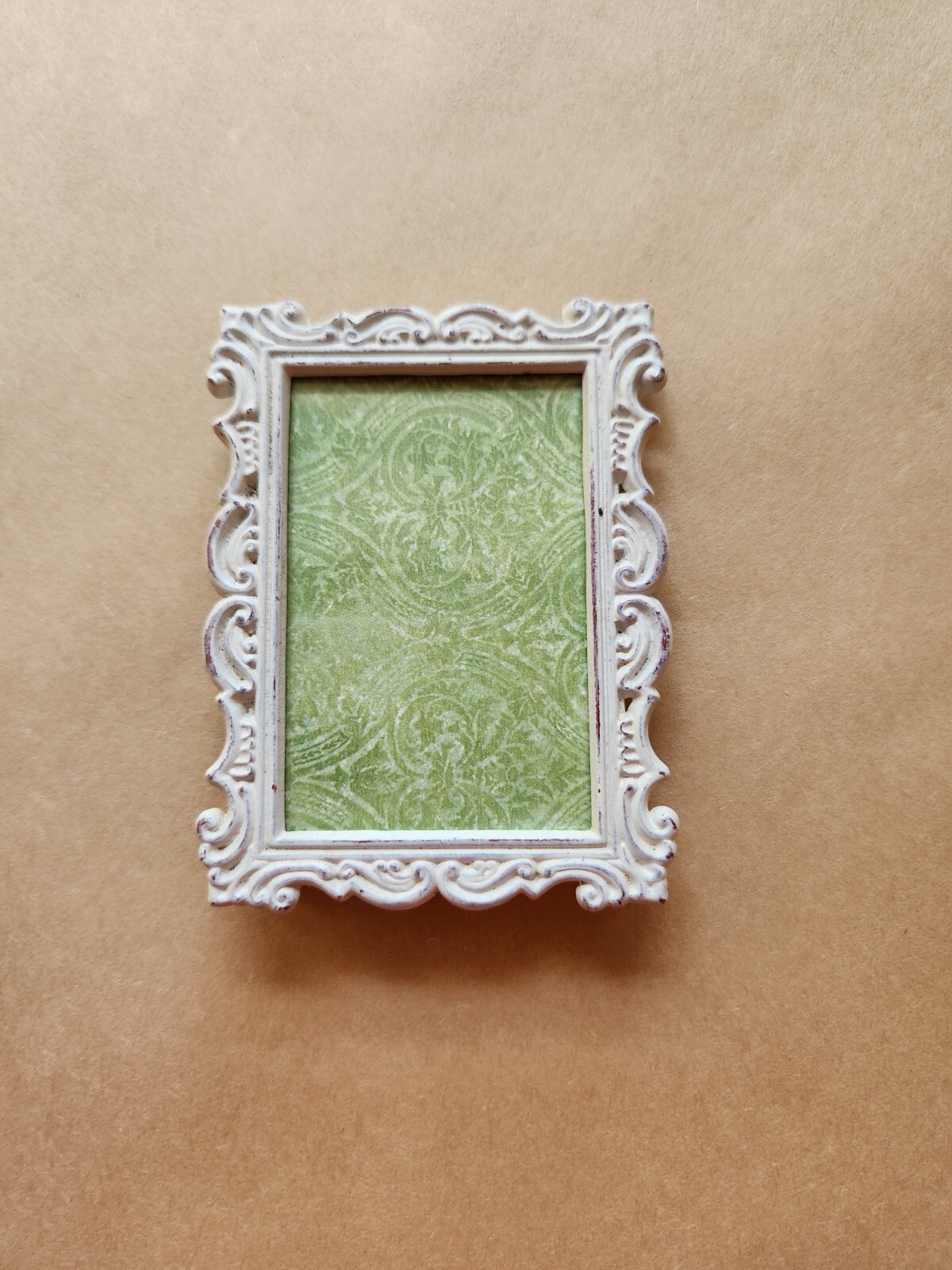 Small Metal Ornate Picture Frame Decorative Photo Frame Burnished ...