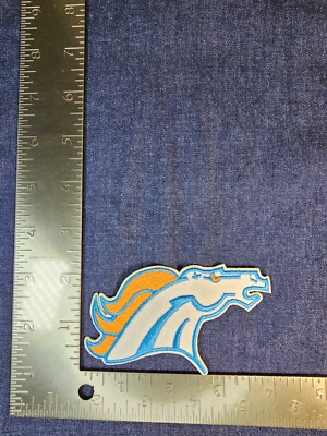 Denver Broncos NFL Embroidered Patch NEW Iron-on/Sew-on | eBay
