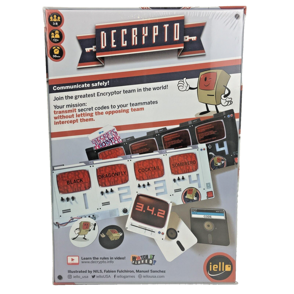 Decrypto Board Game by Iello Games New Factory Sealed | eBay