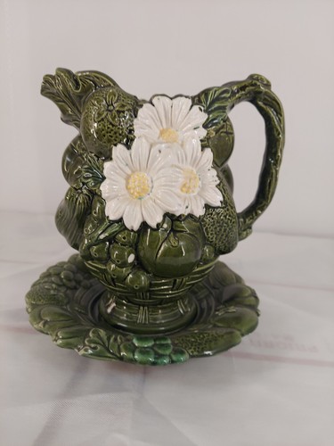 VINTAGE HAND PAINTED TILSO JAPAN BOWL & PITCHER | eBay