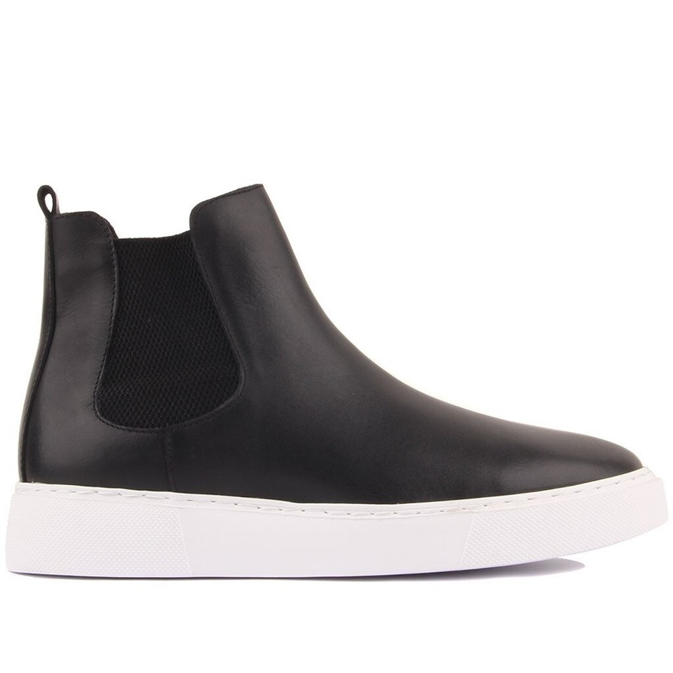 %100 Genuine Leather Mens Chelsea Boot - Sport Casual Man Chelsea Boot ...