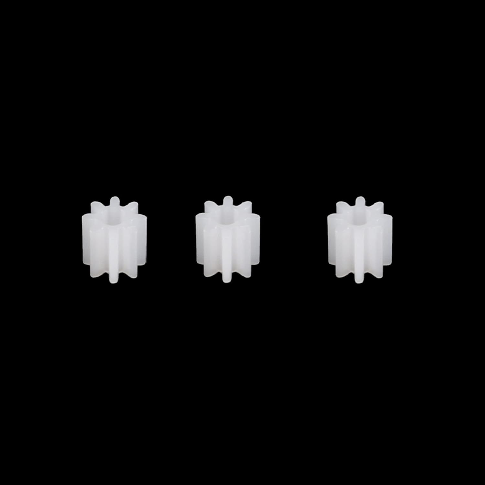Uxcell 50Pcs Plastic Gears 8 Teeth Model 082A Reduction Gear Plastic ...