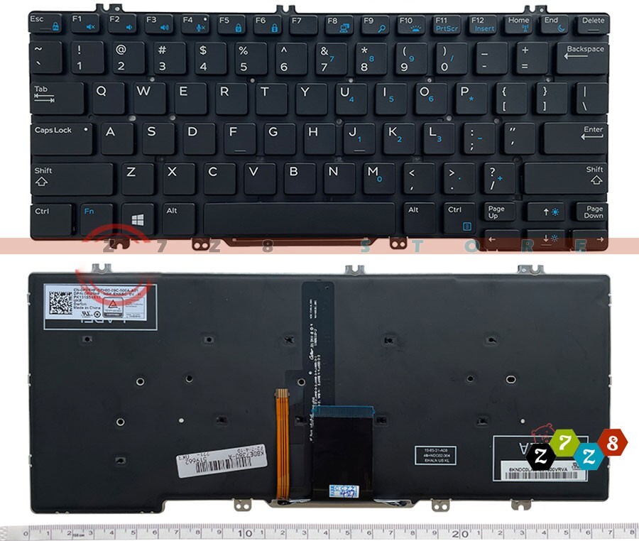 New US Keyboard Fo DELL Latitude E5280 5288 5289 7280 E7380 E7220 7290 ...