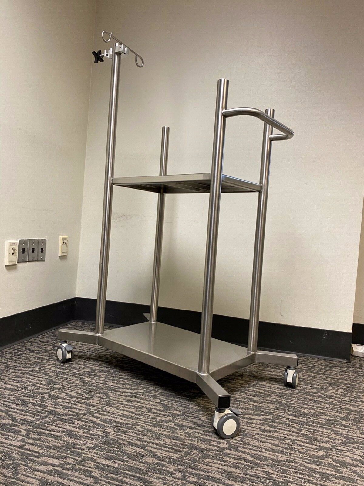 ECMO Cart - Mobile ECMO Cart - Hospital Grade Stainless Steel - Fits ...