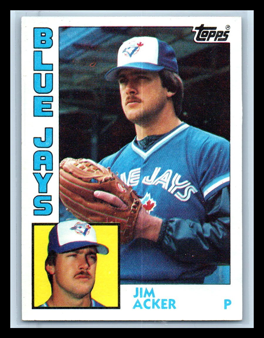 1984 Topps Blue Jays Rookie #359 Jim Acker | eBay