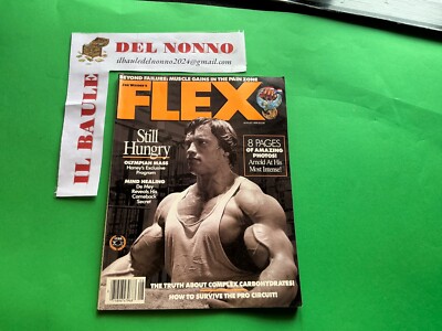 Rivista FLEX AUGUST 1990 - ARNOLD - BODYBUILDING CULTURISMO - LR50 | eBay