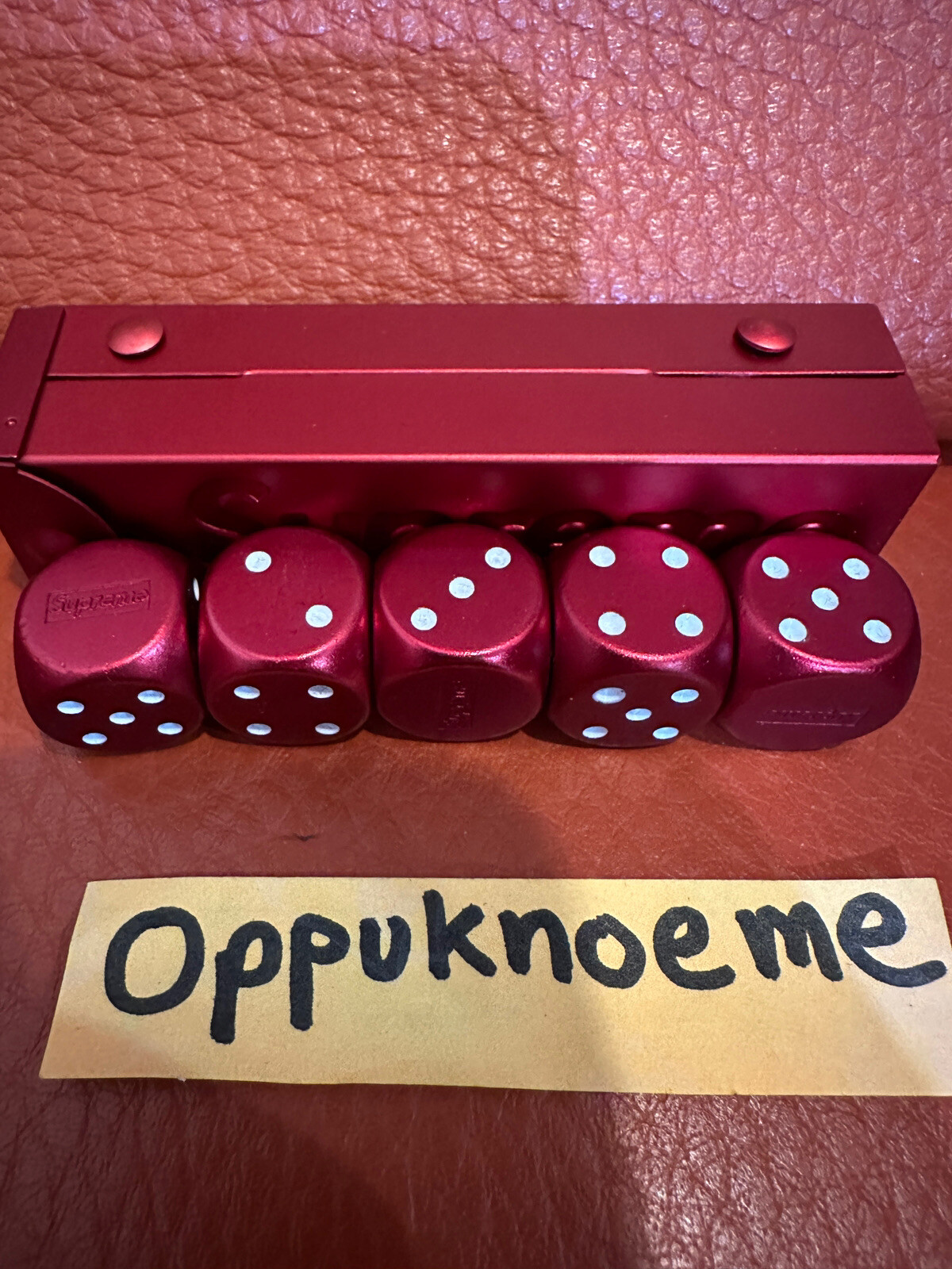 Supreme Aluminum Dice Set - Red - SS21 - Brand New In Box | eBay