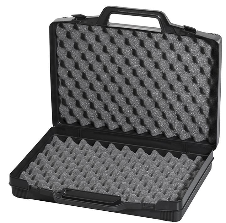 RARAION Black Polypropylene Briefcase Storage Case inc Foam Insert ...