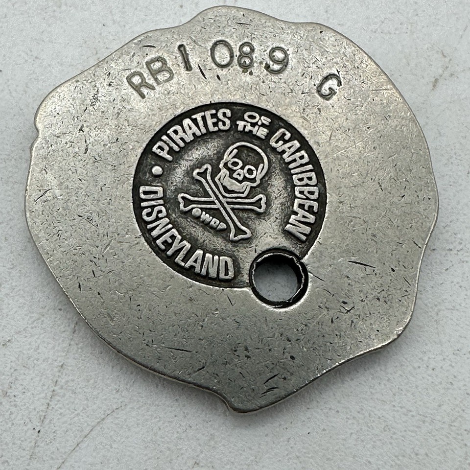 Vintage Pirates Of The Caribbean Disneyland Doubloon Coin Lot Of 7 ...