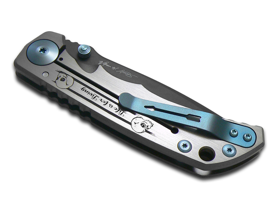 Spartan Blades Harsey Folder SF5 Memento Mori Titanium MagnaCut Knife ...