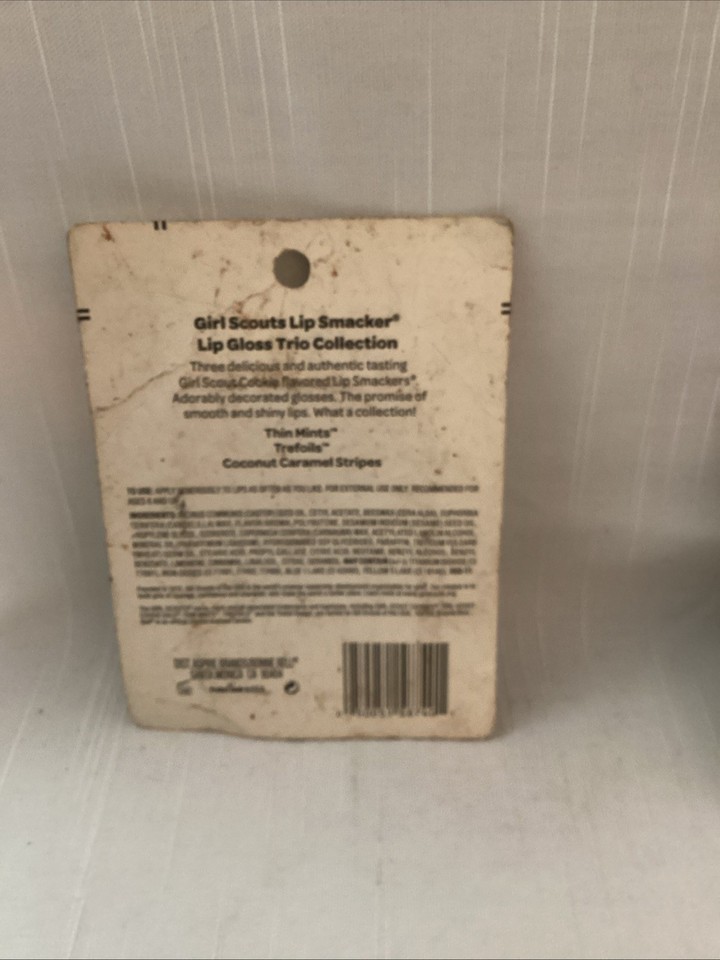 Lip Smacker Girl Scouts Thin Mints Trefoils Coconut Caran El Stripes As ...