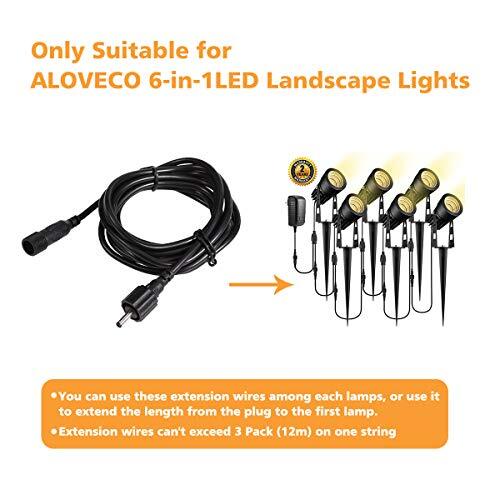 2 Pcs Power Extension Cord 6.5ft/2m Per Cord 3.5 X 1.35mm Dc Extension ...