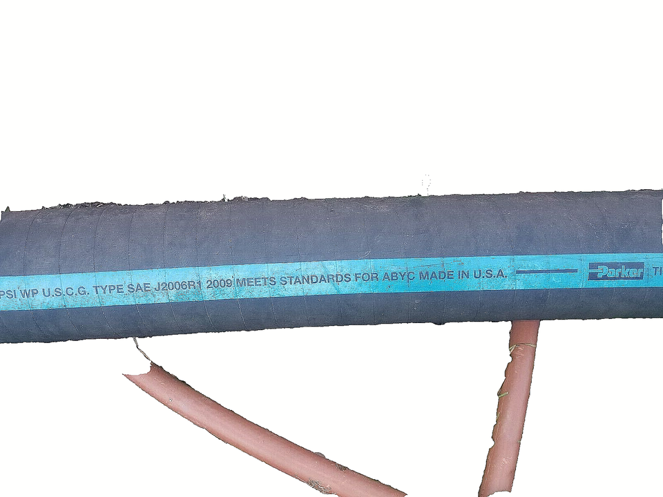 Parker Titan SS269 3.5" 3 1/2 " I.D. Marine Wet Exhaust Hose 200 PSI $ Per FT | eBay