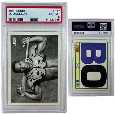 1990 Bo Jackson Score #697 PSA EX-MT 6 | eBay
