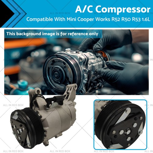 A/C Compressor w/ Pulley Suitable for Mini Cooper Works R52 R50 R53 1 ...