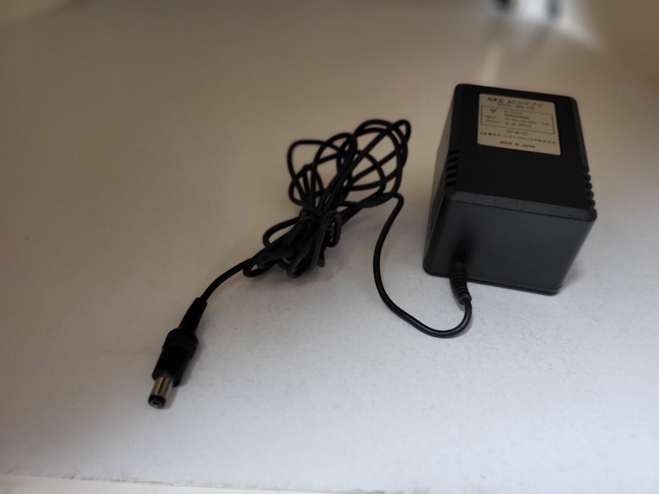 NEW Official NEC PC Engine Ac power adapter Model # PAD-105 DC 9V 650mA ...