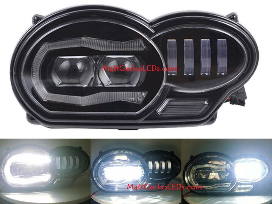 LED Headlight - BMW 2005 - 2012 R1200GS / 2006 -2013 R1200GS Adv. 2yr ...