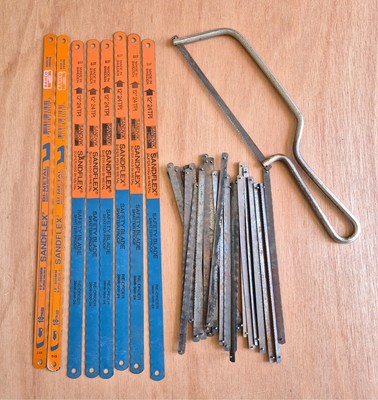 Hack Saw Blades Sandvik & Junior Hacksaw + Blades Handsaw Tool Tile ...