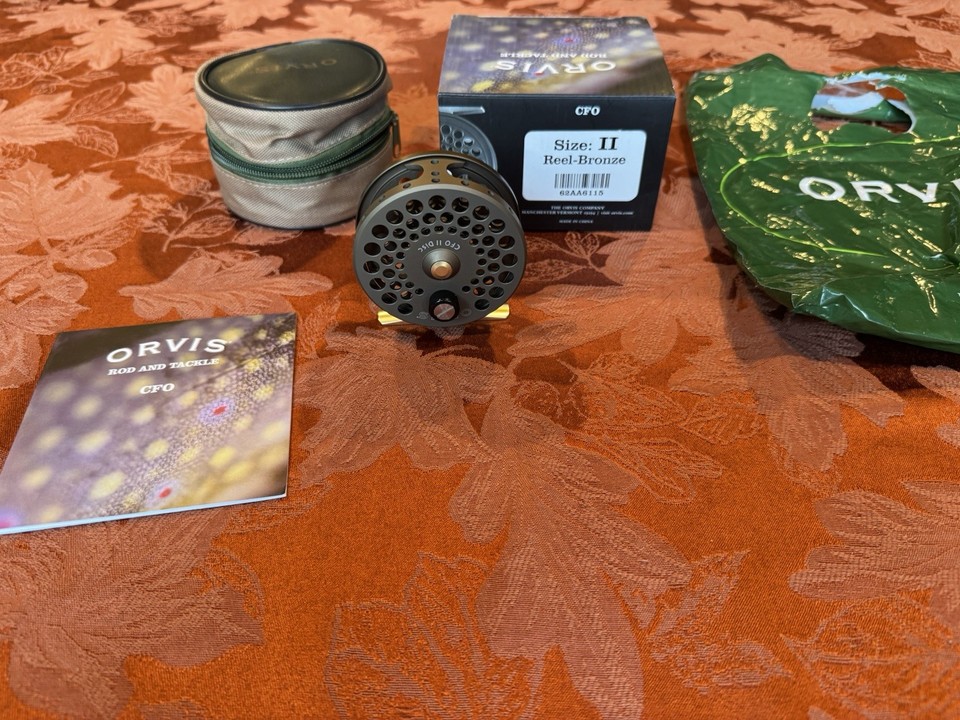 ORVIS CFO II DISC DRAG FLY REEL - BRONZE COLOR - NEW IN BOX | eBay