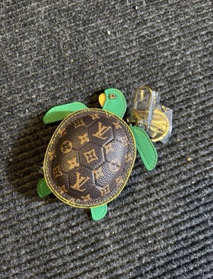 Louis Vuitton LV Monogram Turtle Mini Pouch Keychain Bag Charm | eBay
