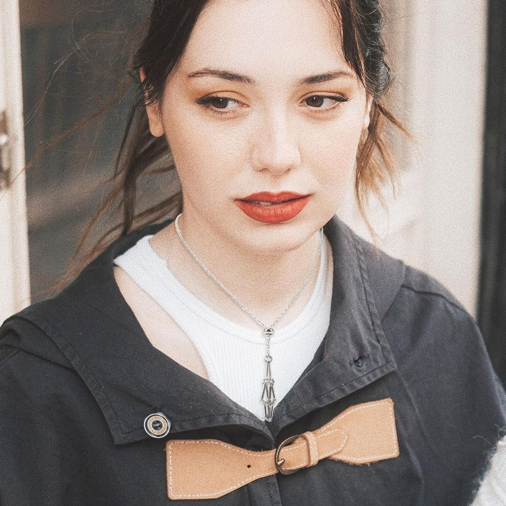 Silver Color Crystal Net Metal Necklace Chain Necklaces Women Men | eBay