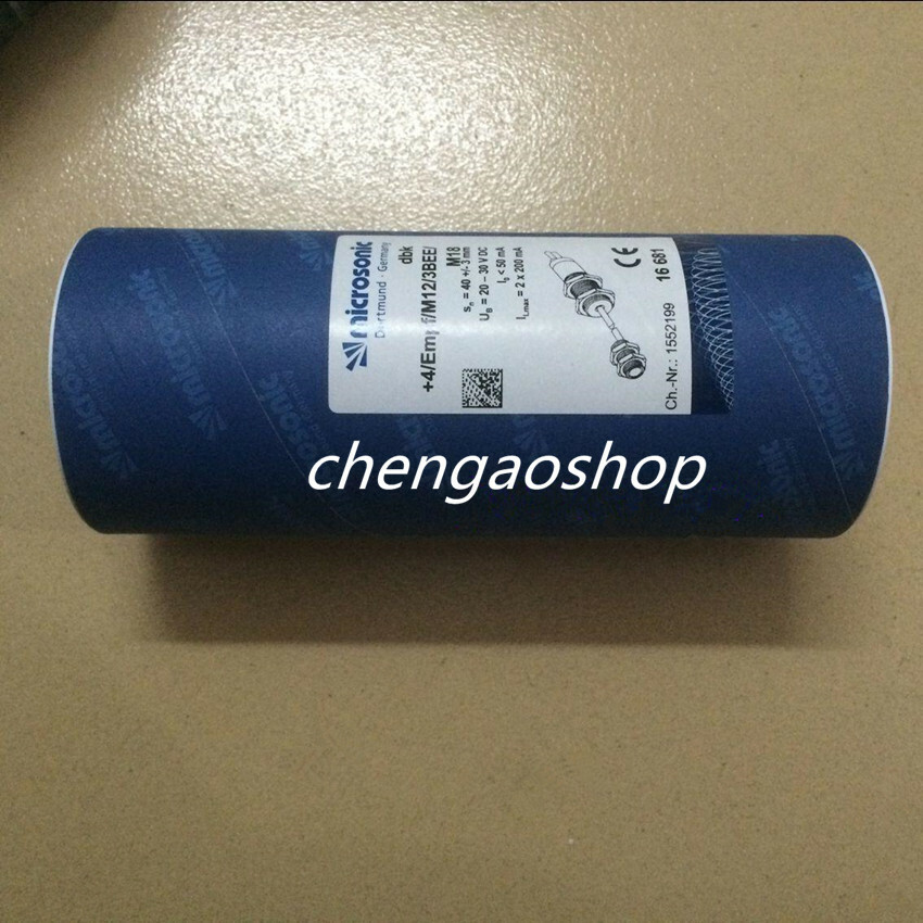 1PC NEW MICROSONIC Ultrasound Sensor Dbk+4/Empf/M12/3BEE/M18 #w4909 wx ...