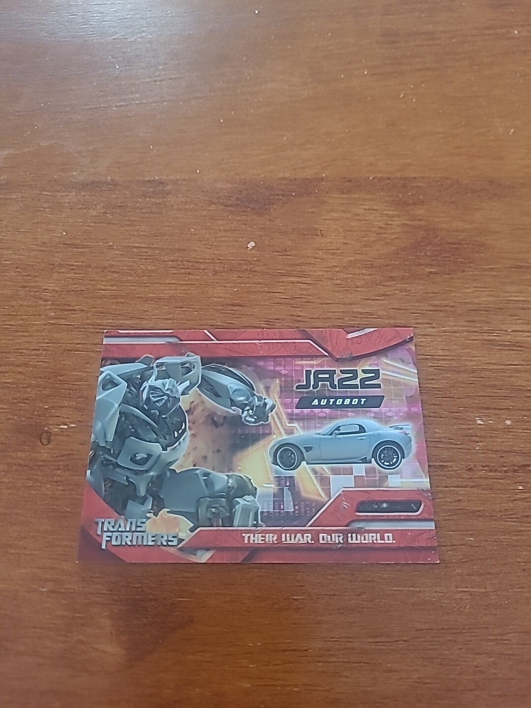 Nice 2007 Topps Transformers Jazz Autobot Foil Card #4 Of 10 | eBay