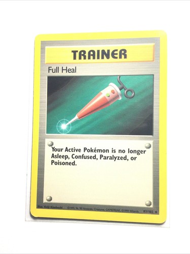 FULL HEAL - 82/102 - Base Set - Pokemon Card - LP | eBay