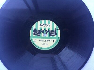Kiddie Record 78rpm “Mary Doodle” The Children's Record Guild #CRG-1014 ...