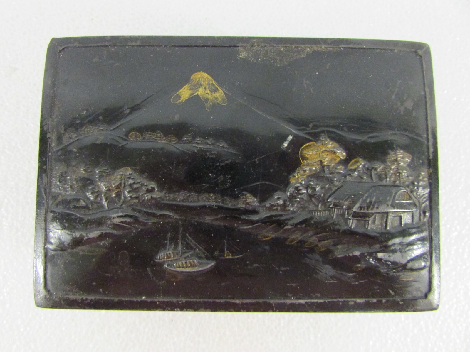Vntg Small Metal Keepsake Box Souvenir Warsaw, Poland "Andenken Aus ...