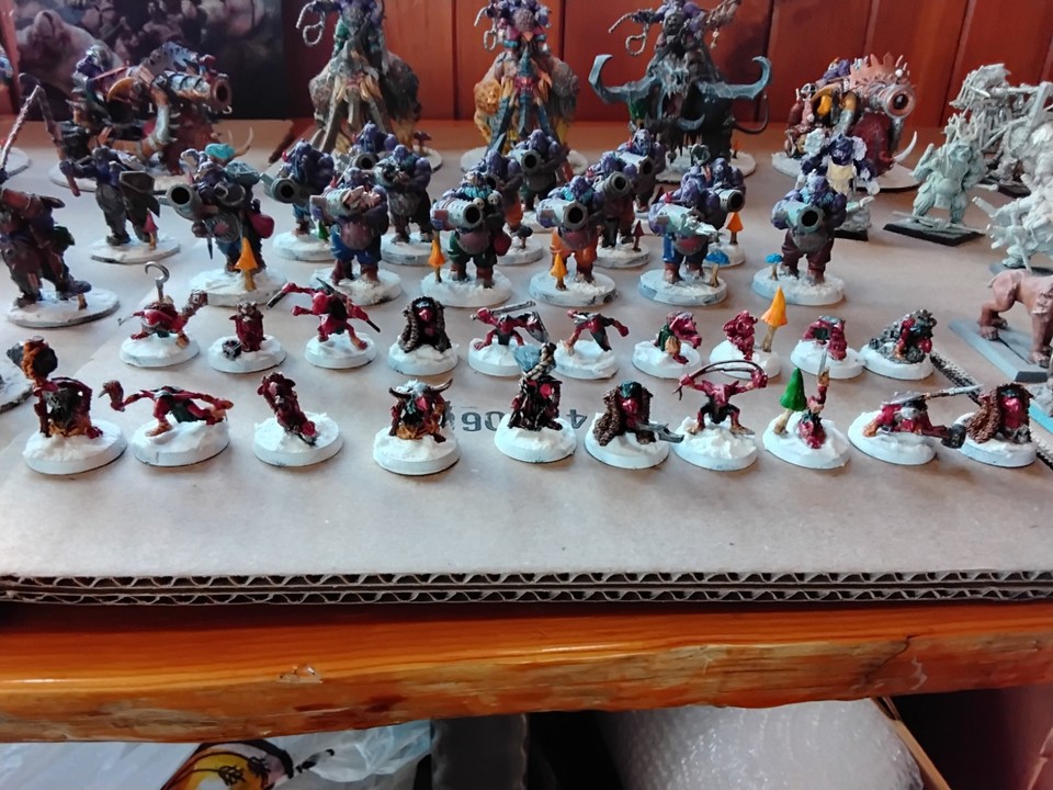 AOS ogre kingdom full painted army set plus more maw tribes Warhammer ...