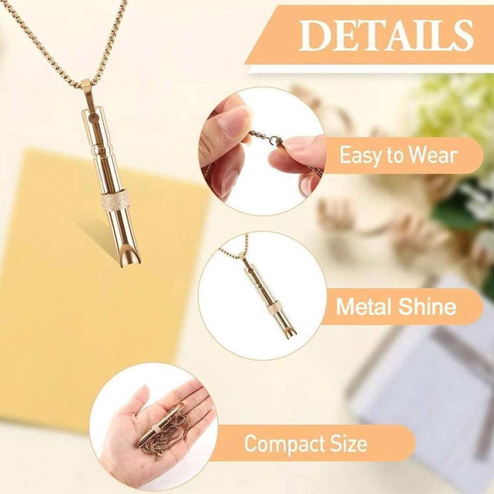 1 pc Stress Relief Mindful Necklace Mindful Breathing Necklace Stress ...