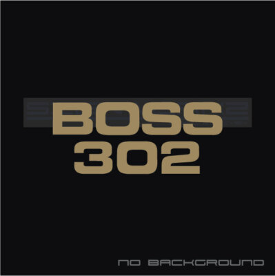 BOSS 302 Decal Sticker logo Sticker EURO Racing mustang ford Nascar ...