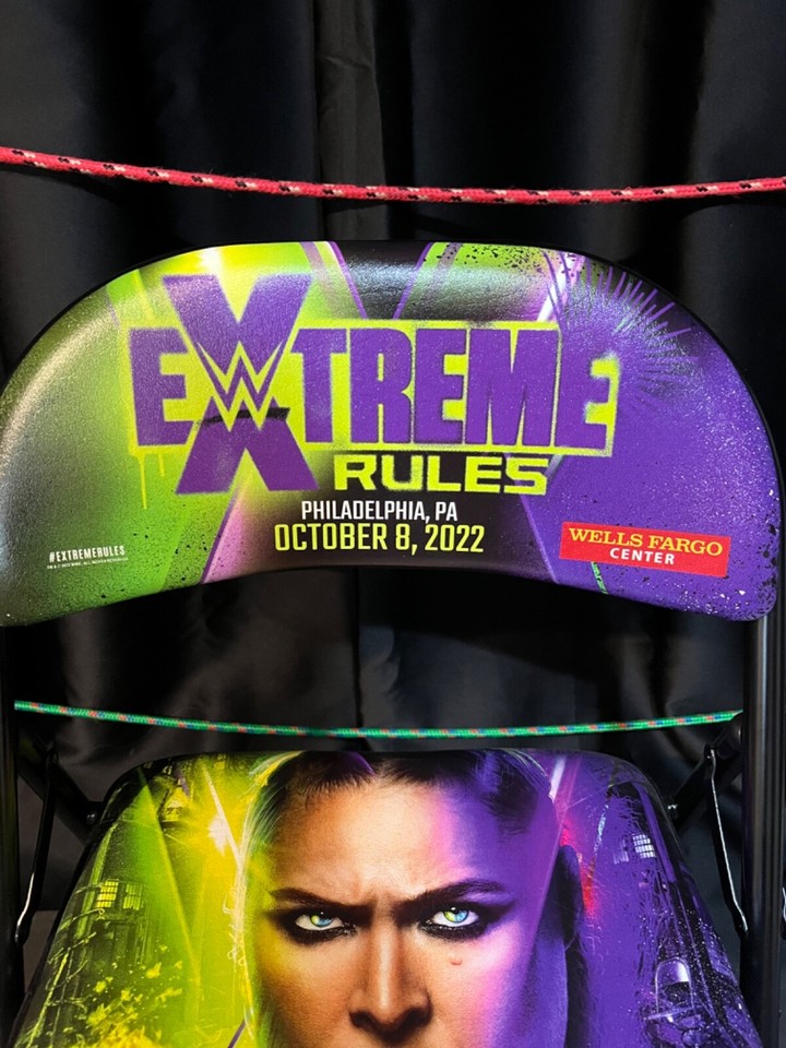 WWE Extreme Rules 2022 Ringside Chair #summerslam Bray Wyatt | eBay