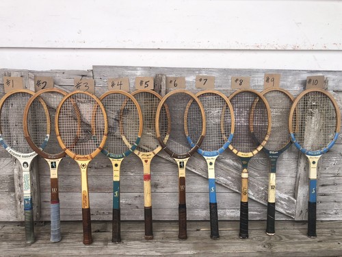 Wood Tennis Racket Bulk Lot Wilson Spalding Doris Hart Mary Hardwick Evert #3 | eBay